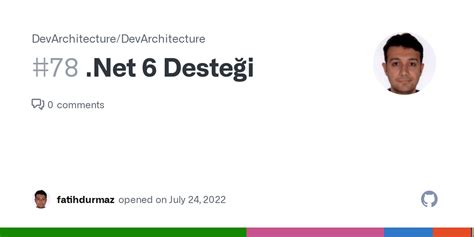 6 desteği · issue 78 · devarchitecture devarchitecture · github