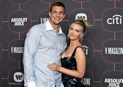 Rob Gronkowski Camille Kosteks Relationship Timeline Photos