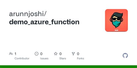 GitHub Arunnjoshi Demo Azure Function