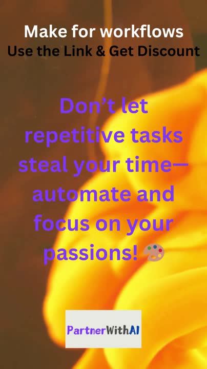 Partnerwithai On Linkedin Automation Productivity Workflow Efficiency Makeautomation