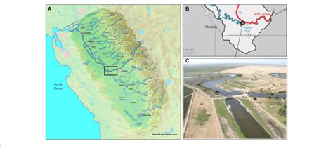 A Map Of The California Central Valley Showing The San Joaquin