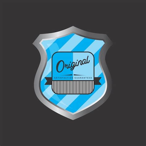 Premium Vector Insignia Shield Product Label