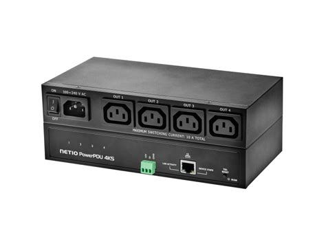 Powerpdu 4ks Netio Products Smart Power Sockets Controlled Over Lan
