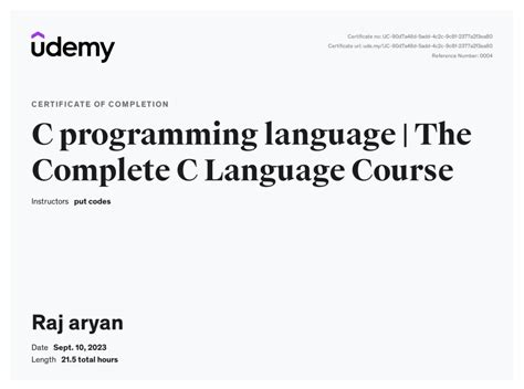 Raj Aryan On Linkedin Udemy Course Completion Certificate