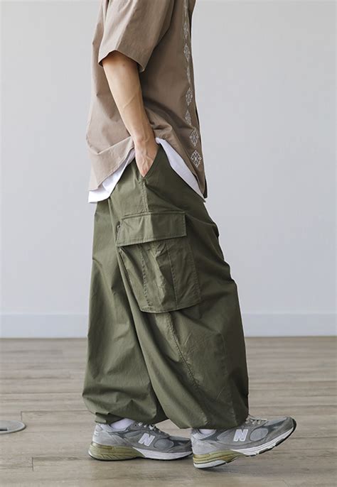 Moi 빅 카고 벌룬팬츠