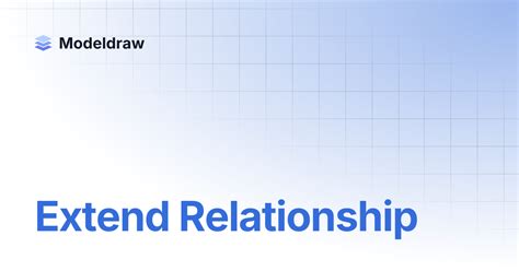 Extend Relationship Modeldraw