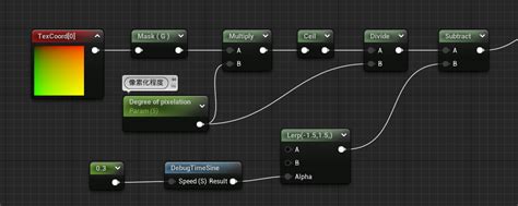 虚幻引擎 制作像素化消散效果（上）debugtimesine Csdn博客