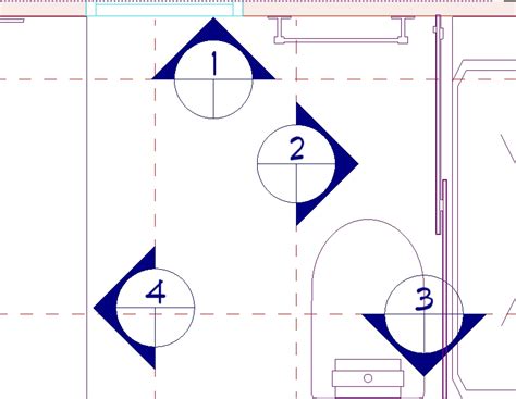 Elevation Markers Floor Plan