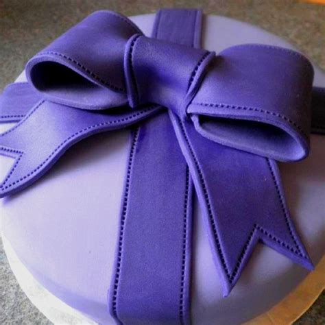 Purple Bow Cake