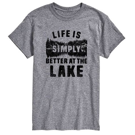 Mens Life Is Simply Better At The Lake Graphic Tee