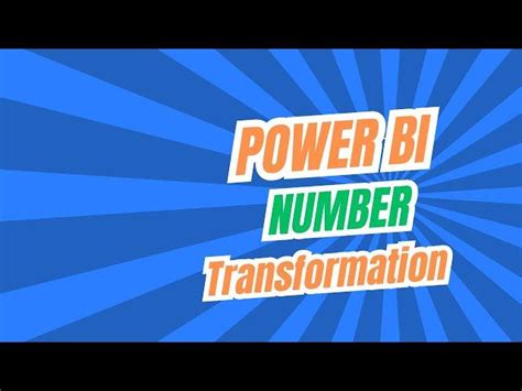 Srikanth M On Linkedin Power Bi Statistics Standard Round And Information Transformations