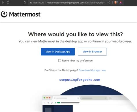 How To Install Mattermost Server On Debian 12 Bookworm Computingforgeeks