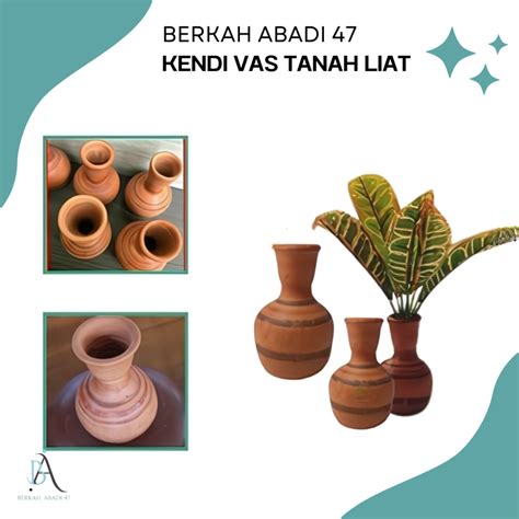Jual Kendi Vas Bunga Tanah Liat Pot Bunga Kendil Murah Berkualitas Tebal Awet Shopee Indonesia