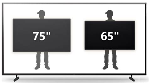 65 Inch Vs 75 Inch Tv Side By Side Comparison Youtube