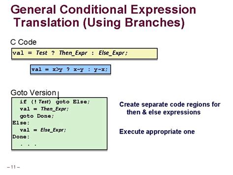 Controlling Program Flow Control Flow Computers Execute Instructions