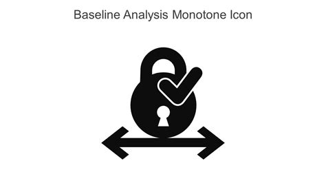 Baseline Analysis Monotone Icon In Powerpoint Pptx Png And Editable Eps Format Ppt Template