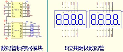 51单片机入门09数码管静态显示数码管显示原理：共阴极、共阳极；静态显示与动态显示原理；74hc573锁存器使用及原理；上拉电阻作用；准