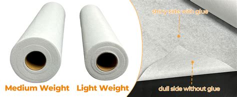 Plantional Medium Weight White Iron On Non Woven Fusible Interfacing 116 X 30yd