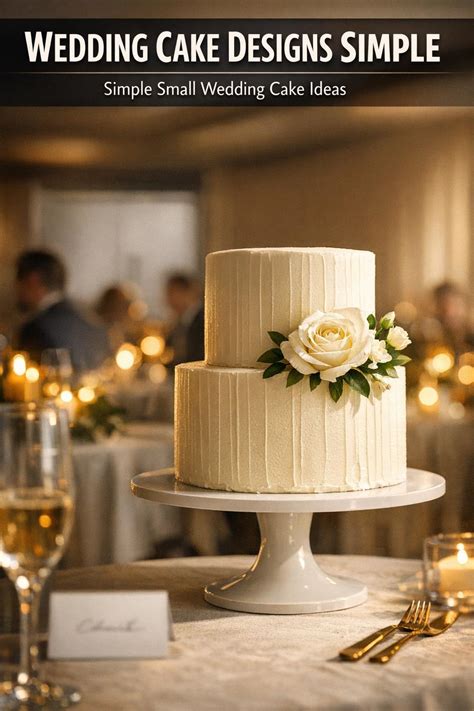 Wedding Cake Designs Simple—made Modern With Quiet Details My Wedding
