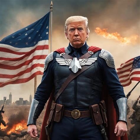 Trump As Warrior Pictures Freepik