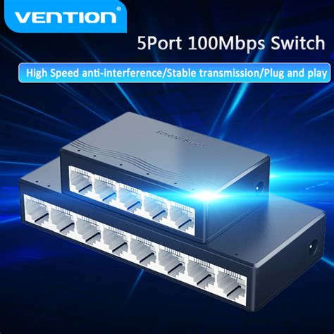 Vention High Speed Network 5 Port 100mbps Switch Gigabit 8 Port