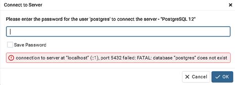 Database Design Cannot Connect Postgresql Server Database