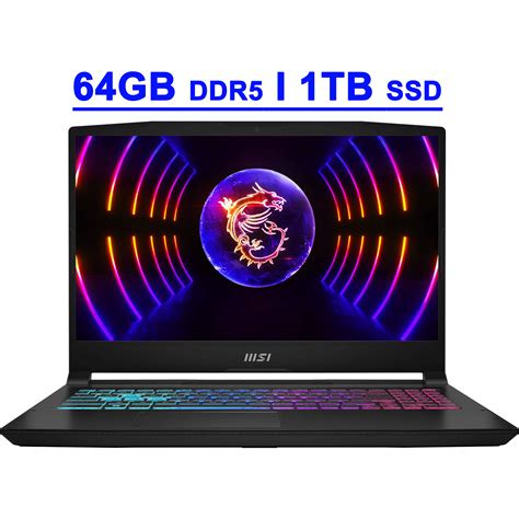 Msi Katana A15 Ai Premium Gaming Laptop 156 Fhd Ips 144hz Amd Octa Core Ryzen 7 8845hs 64gb