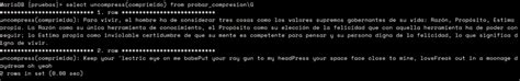 Comprimir Y Descomprimir Datos En MySQL Con Compress Y Uncompress Parzibyte S Blog