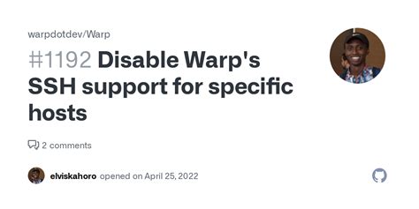 Disable Warps Ssh Support For Specific Hosts · Issue 1192