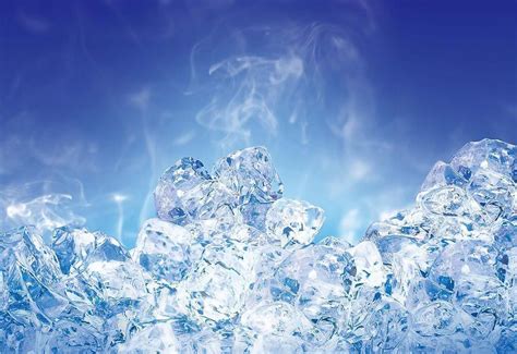 시원한 한여름 얼음 블루 흰 배경 그림 얼음 여름 파란색 흰 연기가 배경 그림 고화질  정열 정열 미친듯이 무료 다운로드를위한 배경 이미지