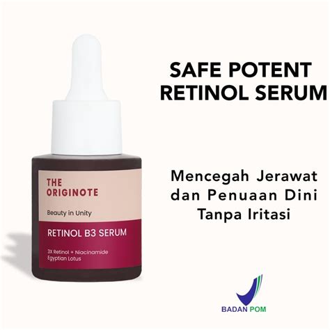Jual The Originote Serum Retinol B3 20ml Shopee Indonesia
