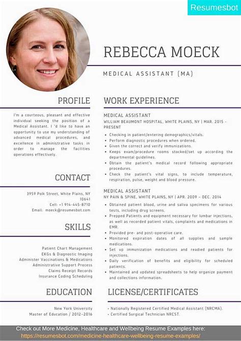 Medical Assistant Ma Resume Samples And Templates 2024 Rb