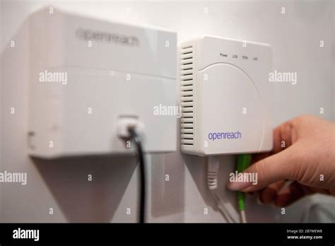 Openreach Broadband Terminals Inside A Property At The Openreach