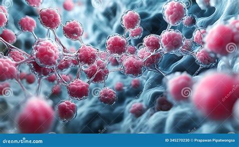 3d Visualization Of Enzyme Inhibition Showing Molecular Structures In