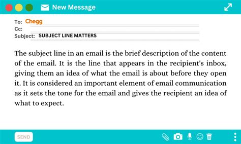 Email Cover Letter Subject Line
