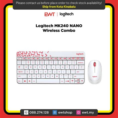 Logitech MK Wireless Keyboard And Mouse Combo GENUINE Shopee Malaysia