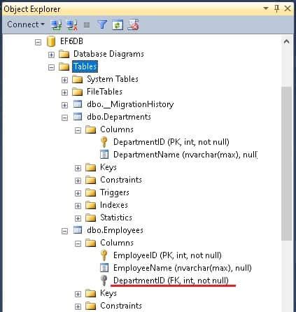 ForeignKey Attribute In Entity Framework Tektutorialshub