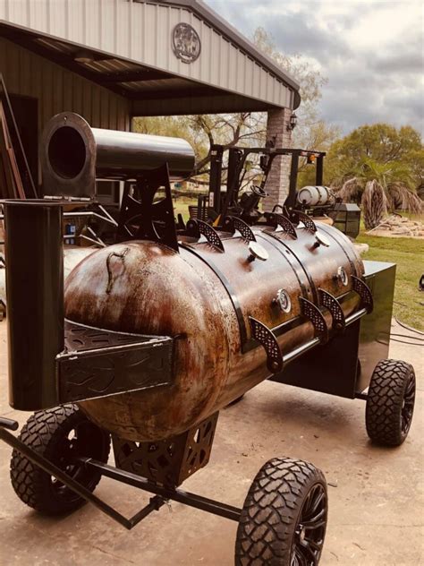 250 Gallon Smoker Texas Bbq Smokers Custom Bbq Pits