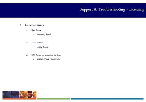 Support Troubleshooting In This Presentation Licensing System Requirements