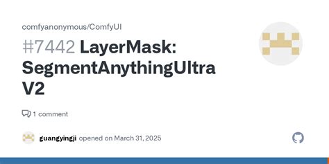 Layermask Segmentanythingultra V2 · Issue 7442 · Comfyanonymous