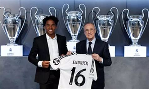 Football Real Madrid Unveil Brazilian Sensation Endrick Signs Six