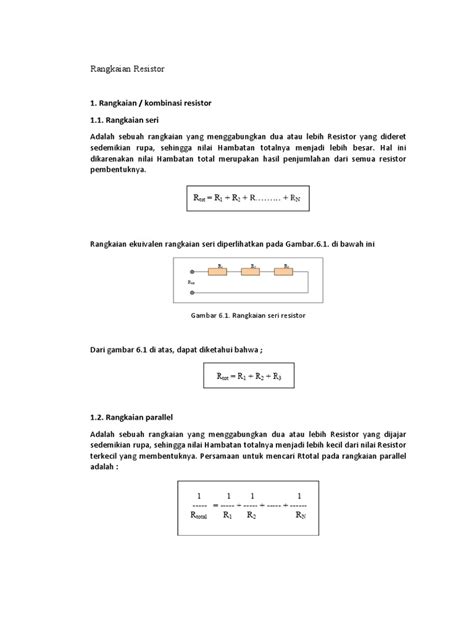 Rangkaian Resistor Pdf