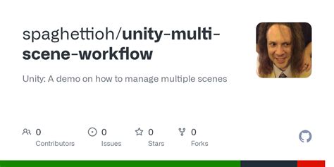 Github Spaghettiohunity Multi Scene Workflow Unity A Demo On How