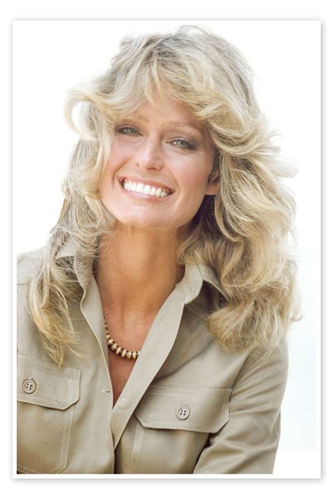 Farrah Fawcett 1976 Deverett Collection En Poster Tableau Sur Toile