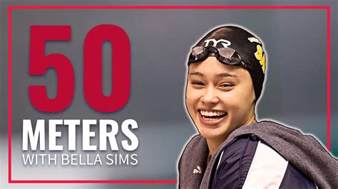 Bella Sims Takes On 50 Meters At The Olympic Training Center 50