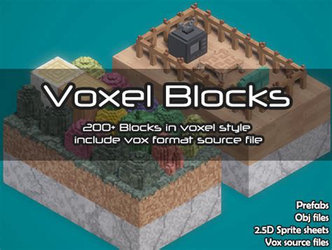 Voxel Blocks 3d Block Models 3d Environments Unity Asset Store
