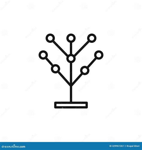 Phylogenetic Tree Icon Logo Sign Vector Outline Stock Illustration Illustration Of Line