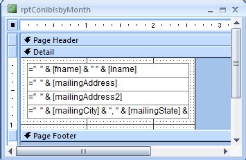 Label Removing The Second Line Of An Address When It Is Null In An Access Report Super
