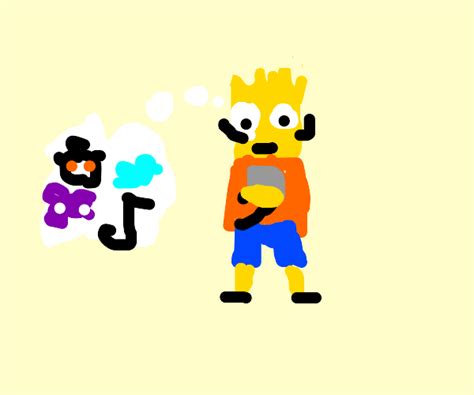 Surprised Bart Drawception