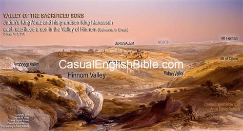 Valley Of Hinnom Gehenna Casual English Bible